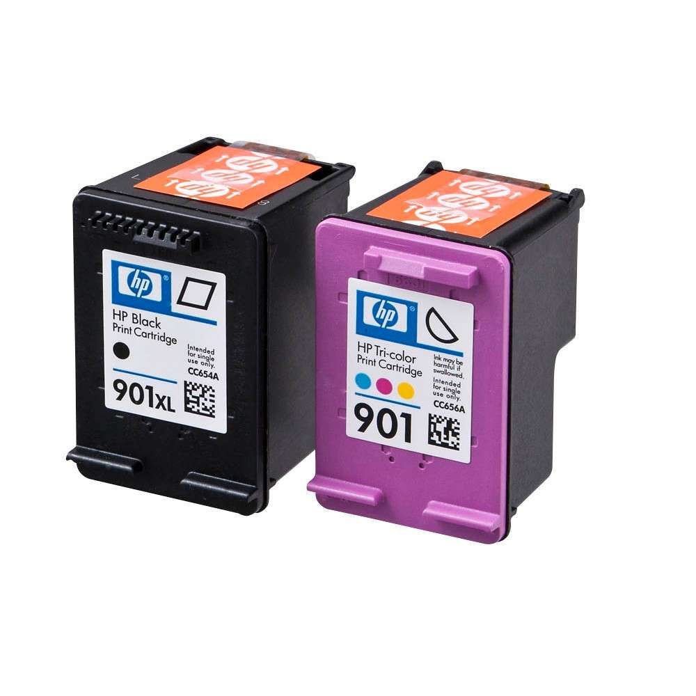 HP 901 XL / HP 901 / SD519AE Tinten Multipack (1x Black / 1x Color)